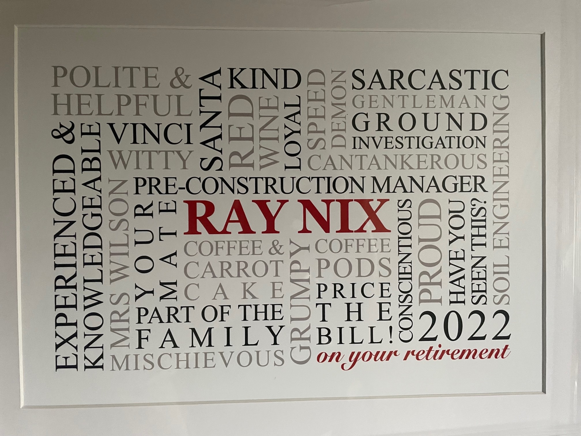 Ray Nix retires on 42 not out - Soil Engineering